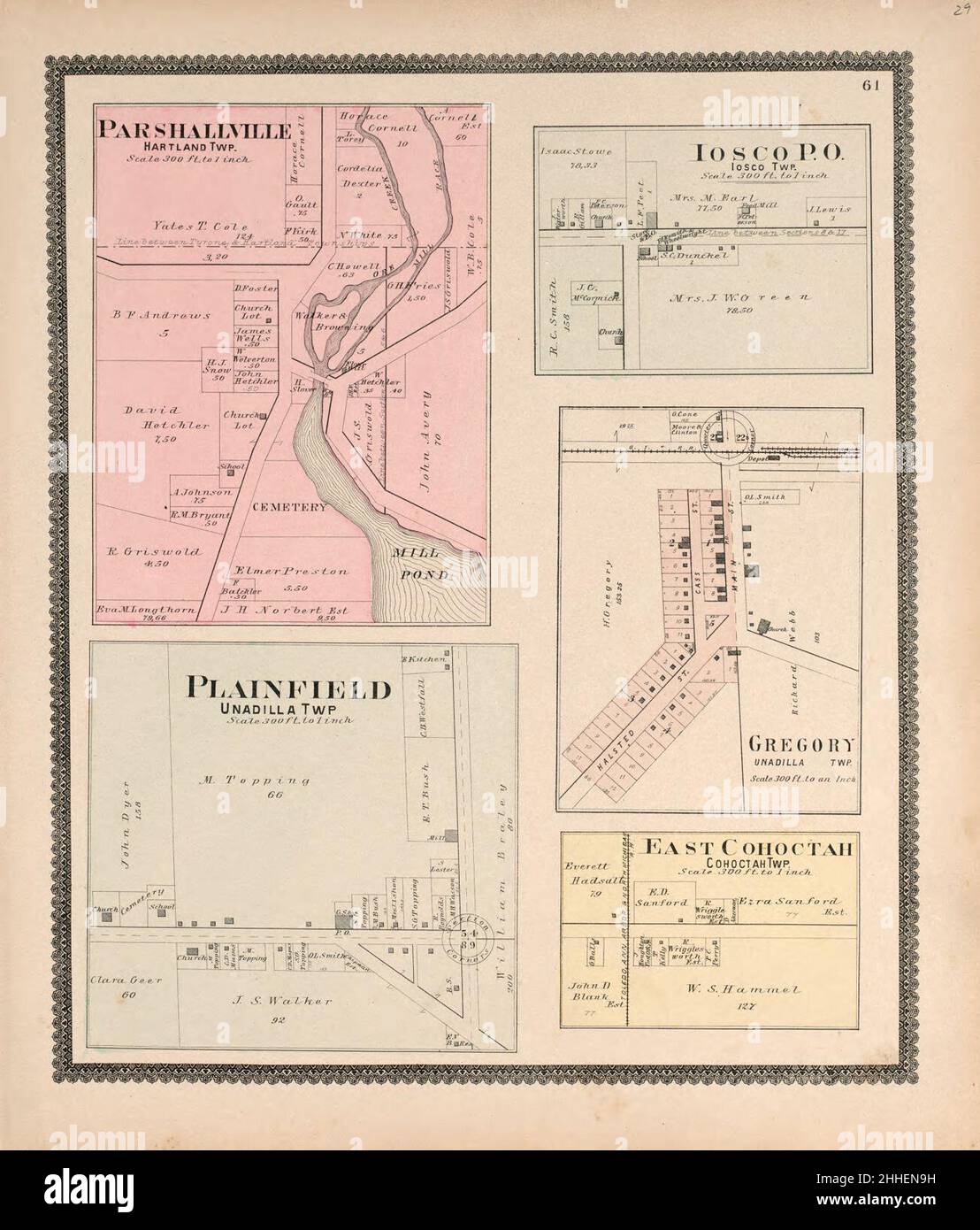 Standard atlas of Livingston County, Michigan - including a plat book ...