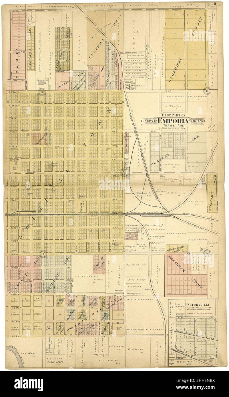 Standard atlas of Lyon County, Kansas - including a plat book of the ...