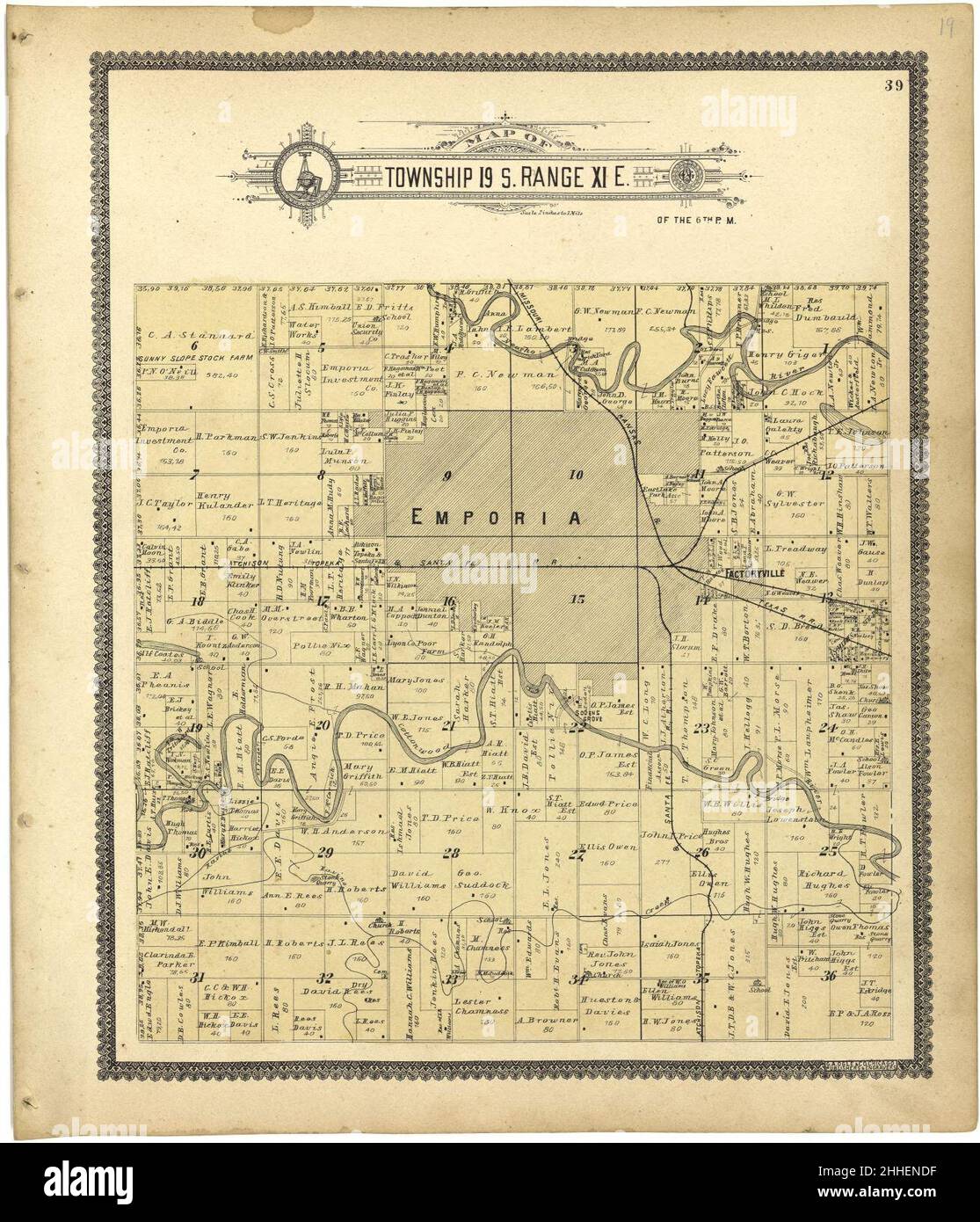 Standard atlas of Lyon County, Kansas - including a plat book of the ...