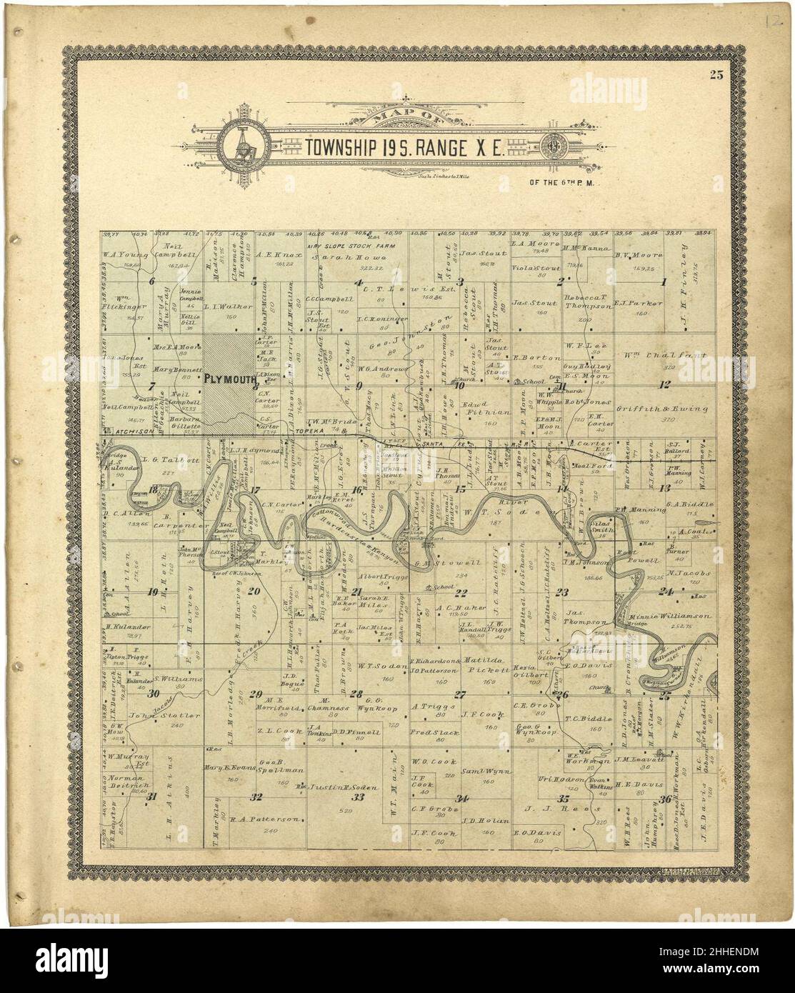 Standard atlas of Lyon County, Kansas - including a plat book of the ...