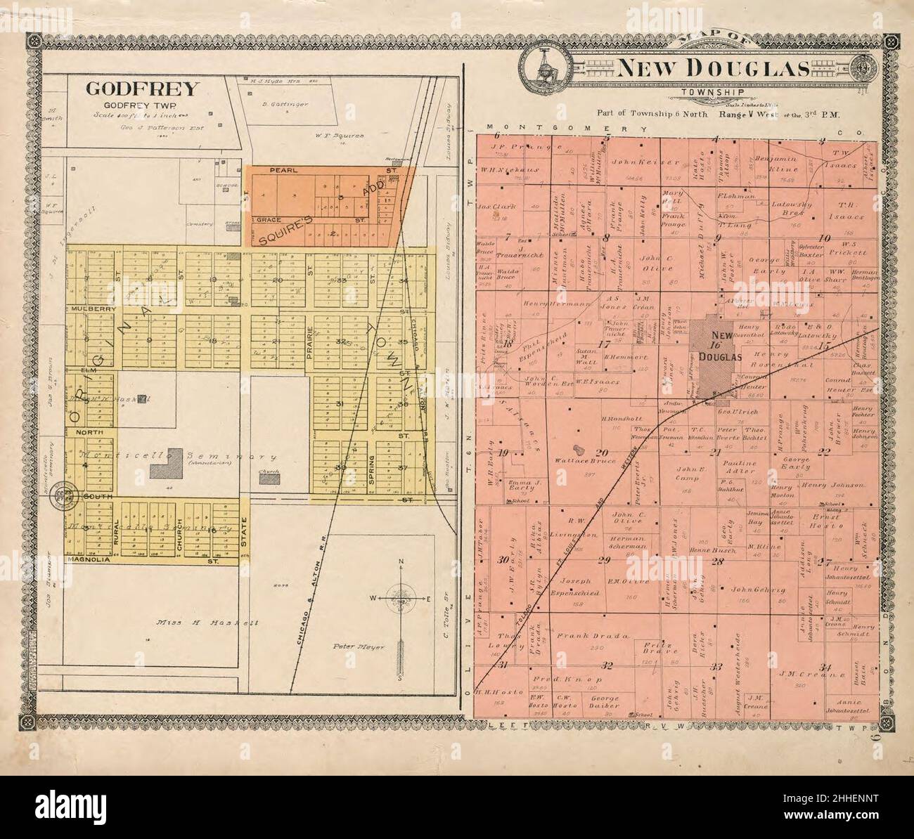 Standard atlas of Madison County, Illinois - including a plat book of ...