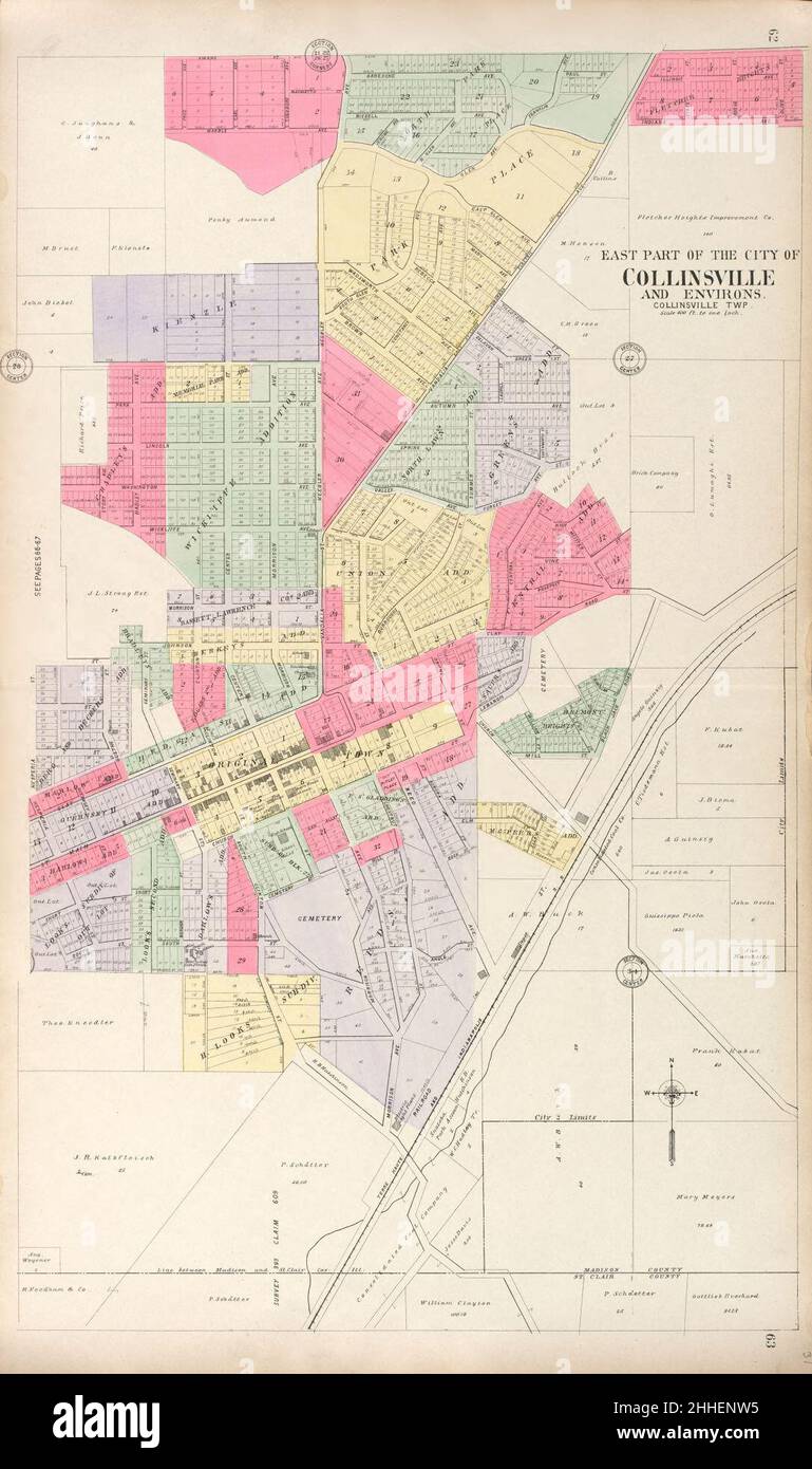Standard atlas of Madison County, Illinois - including a plat book of ...