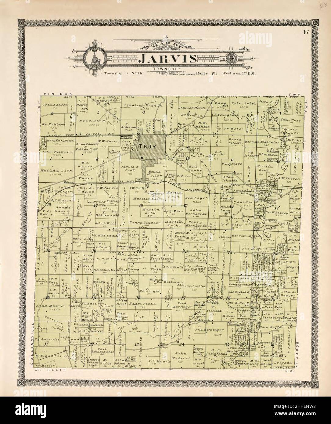 Standard atlas of Madison County, Illinois - including a plat book of ...
