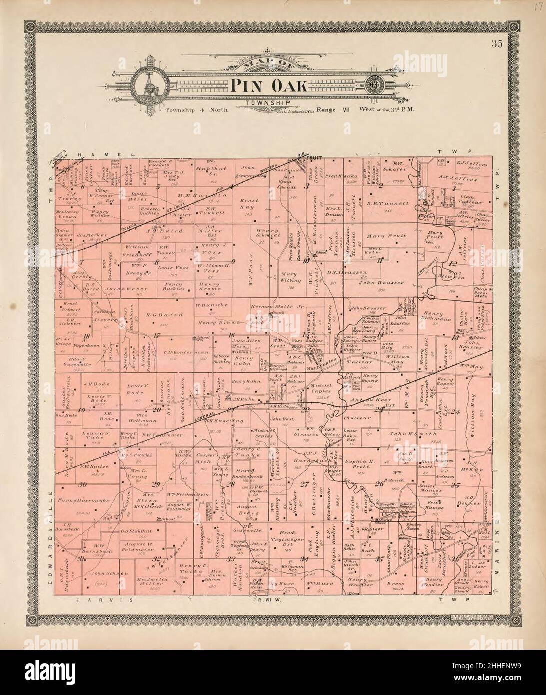 Standard atlas of Madison County, Illinois - including a plat book of ...