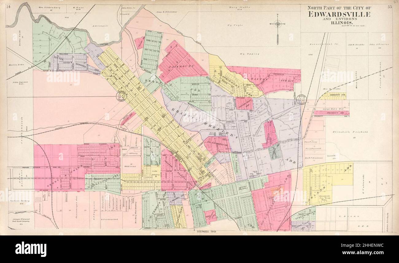 Standard atlas of Madison County, Illinois - including a plat book of ...
