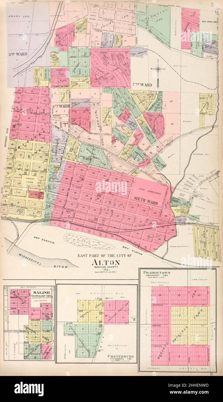 Standard atlas of Madison County, Illinois - including a plat book of ...