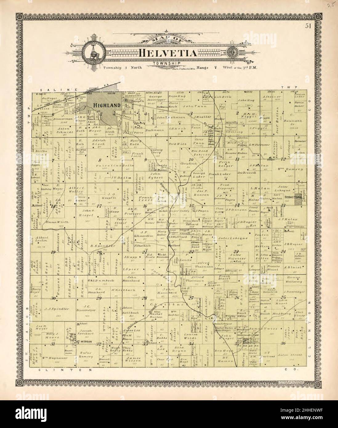 Standard atlas of Madison County, Illinois - including a plat book of ...