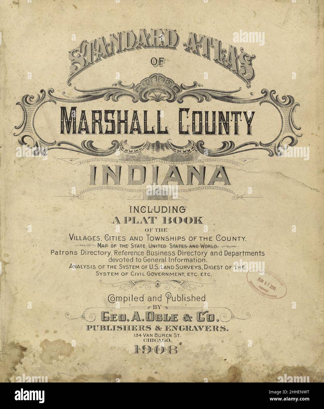 Standard atlas of Marshall County, Indiana - including a plat book of ...