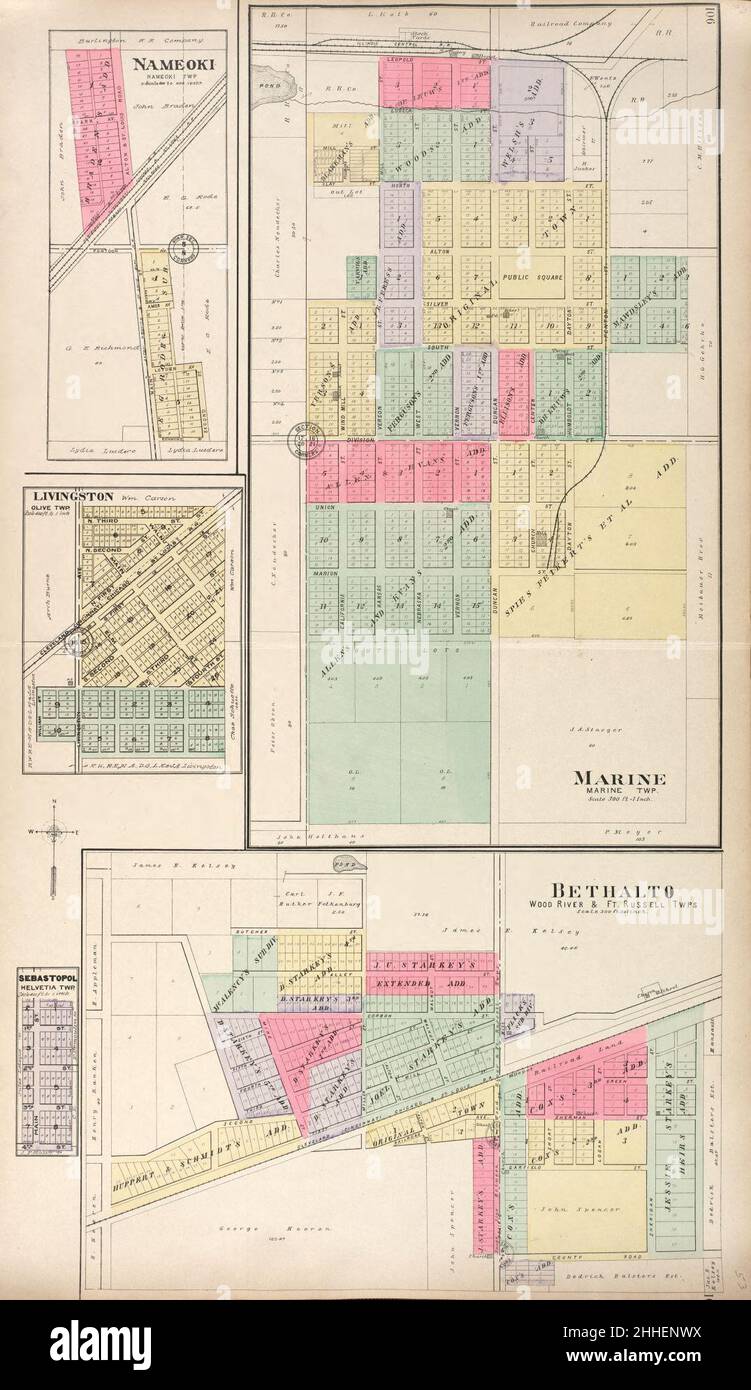 Standard atlas of Madison County, Illinois - including a plat book of ...