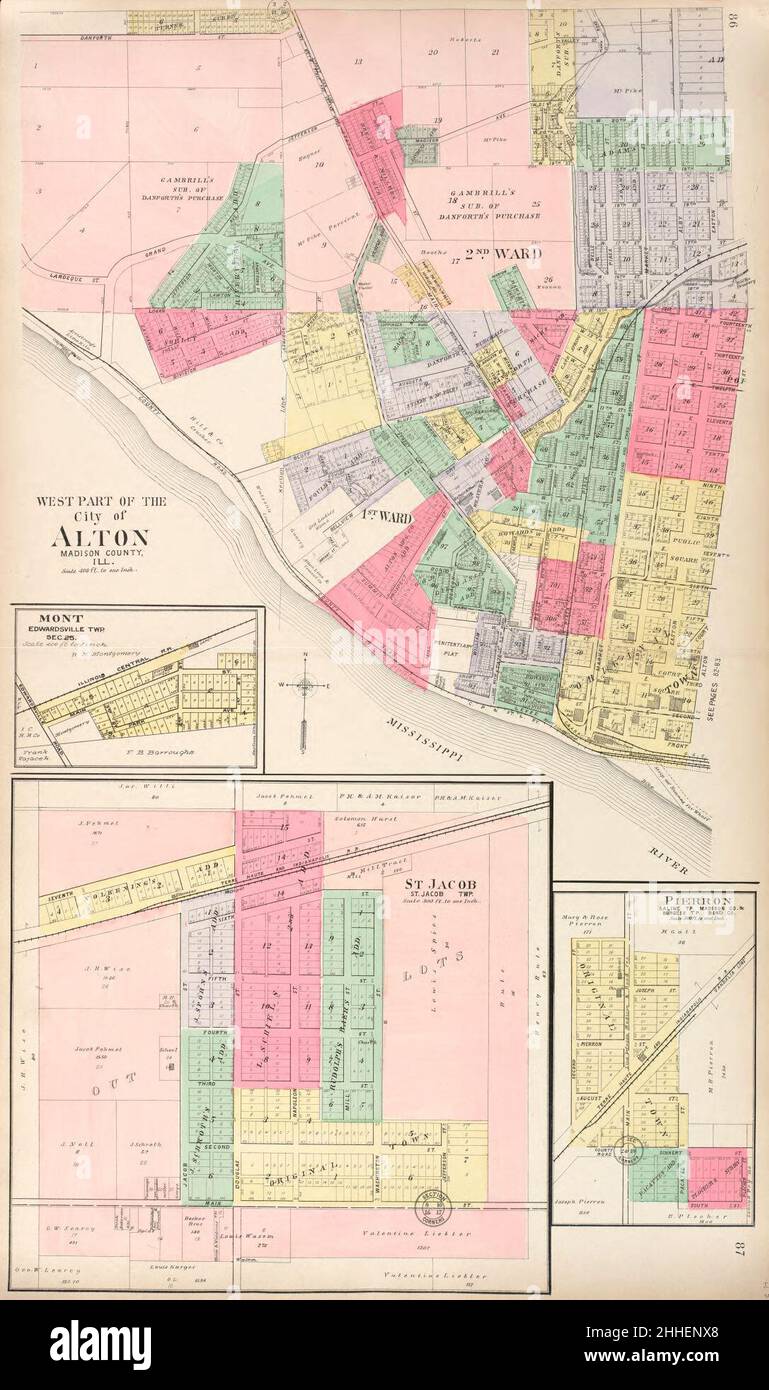 Standard atlas of Madison County, Illinois - including a plat book of ...