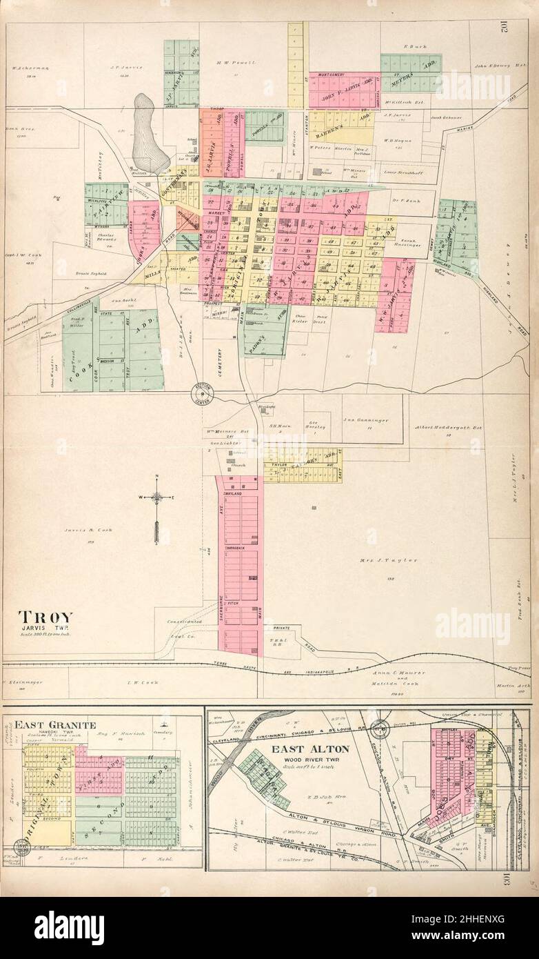Standard atlas of Madison County, Illinois - including a plat book of ...