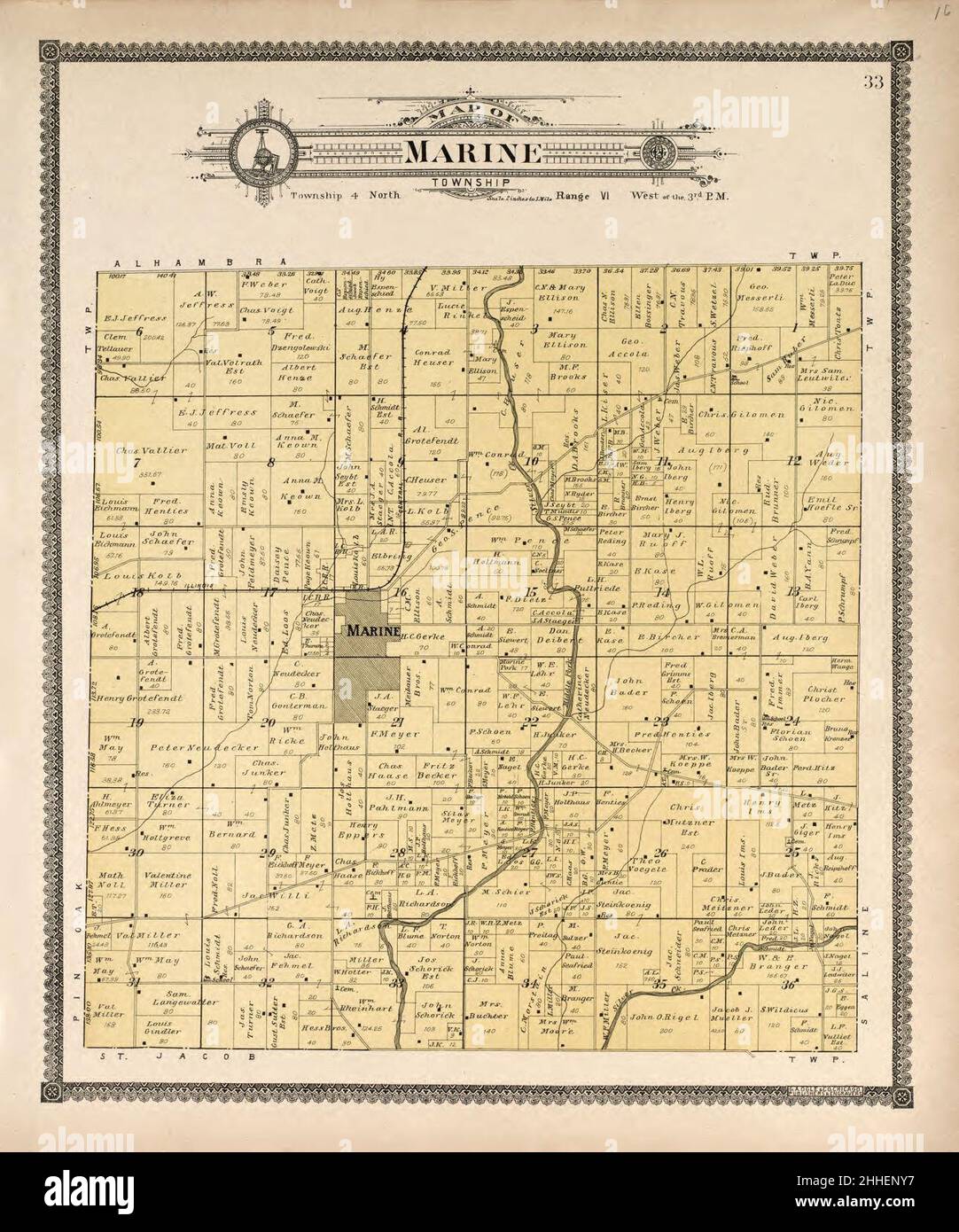 Standard atlas of Madison County, Illinois - including a plat book of ...