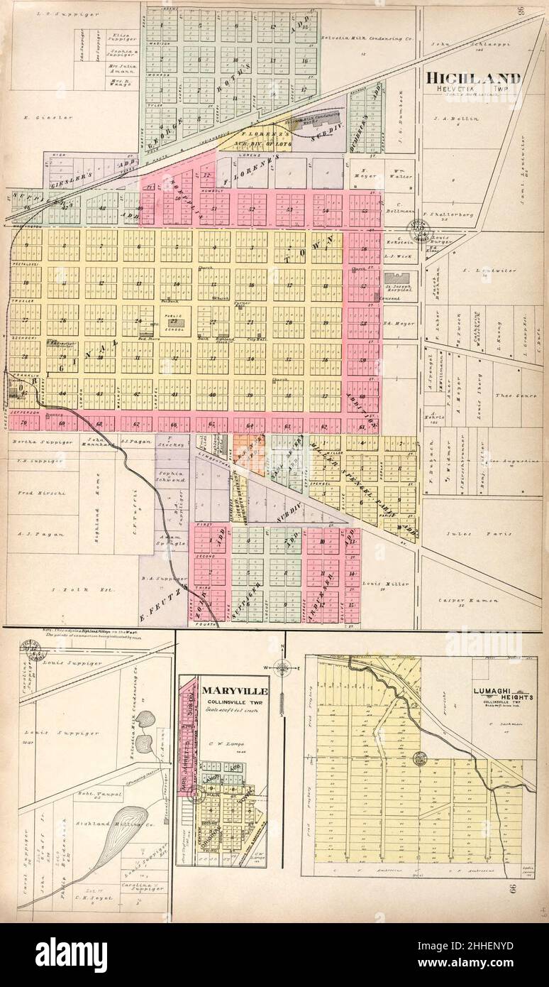 Standard atlas of Madison County, Illinois - including a plat book of ...