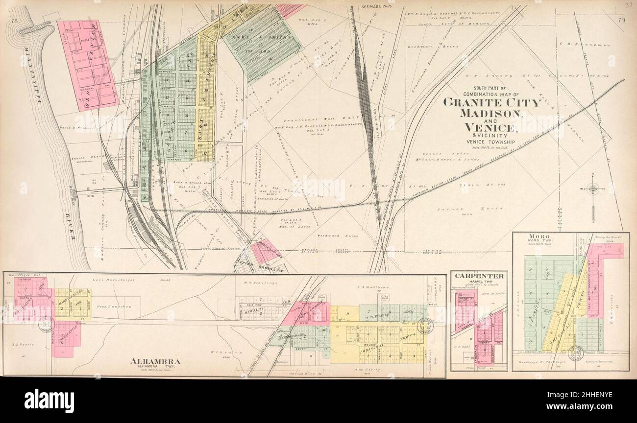 Standard atlas of Madison County, Illinois - including a plat book of ...