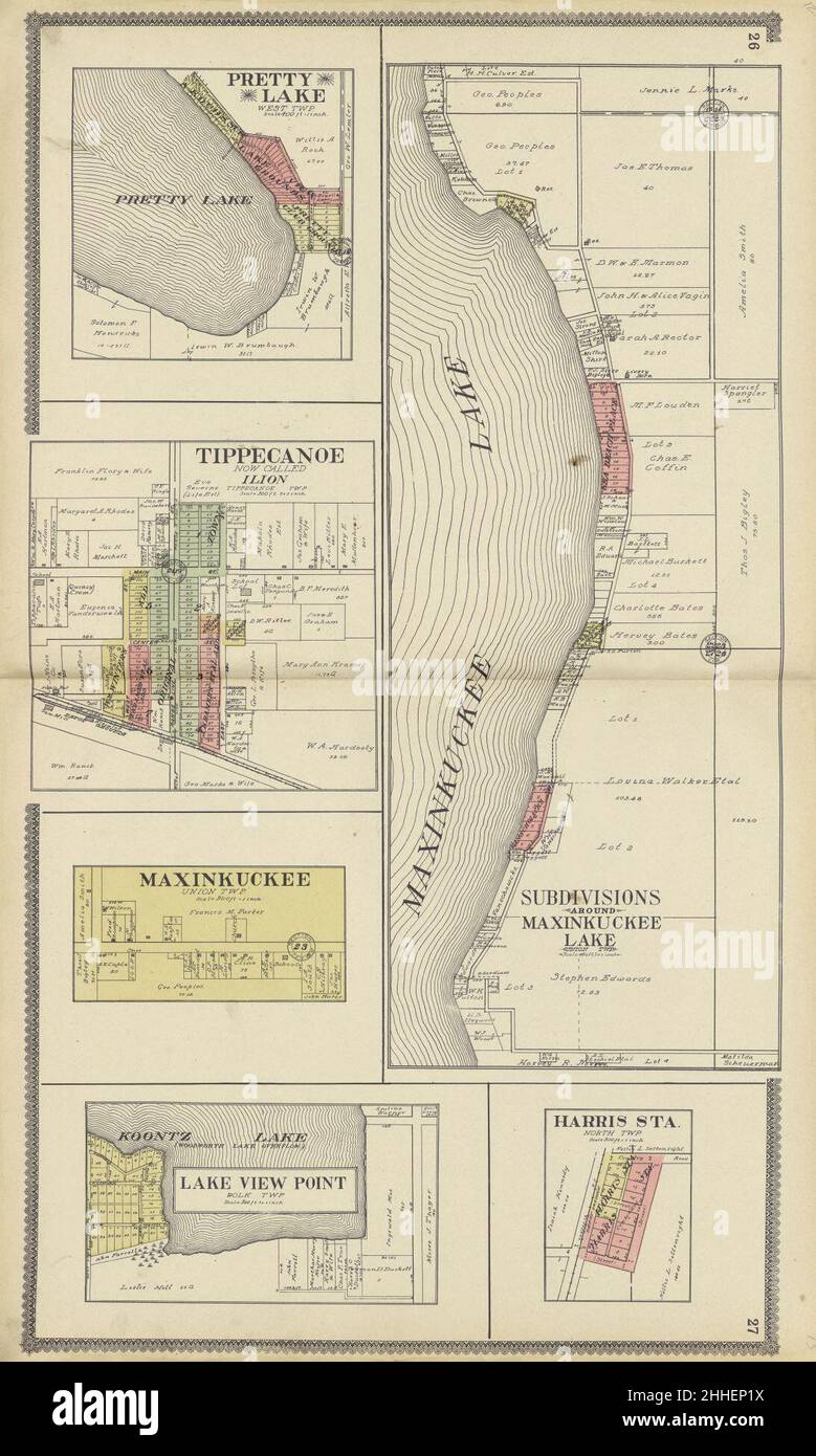 Standard atlas of Marshall County, Indiana - including a plat book of ...