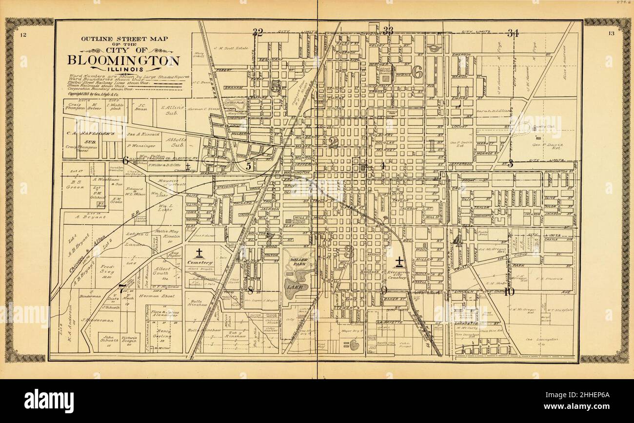 Standard atlas of McLean County, Illinois, including a plat book of the ...