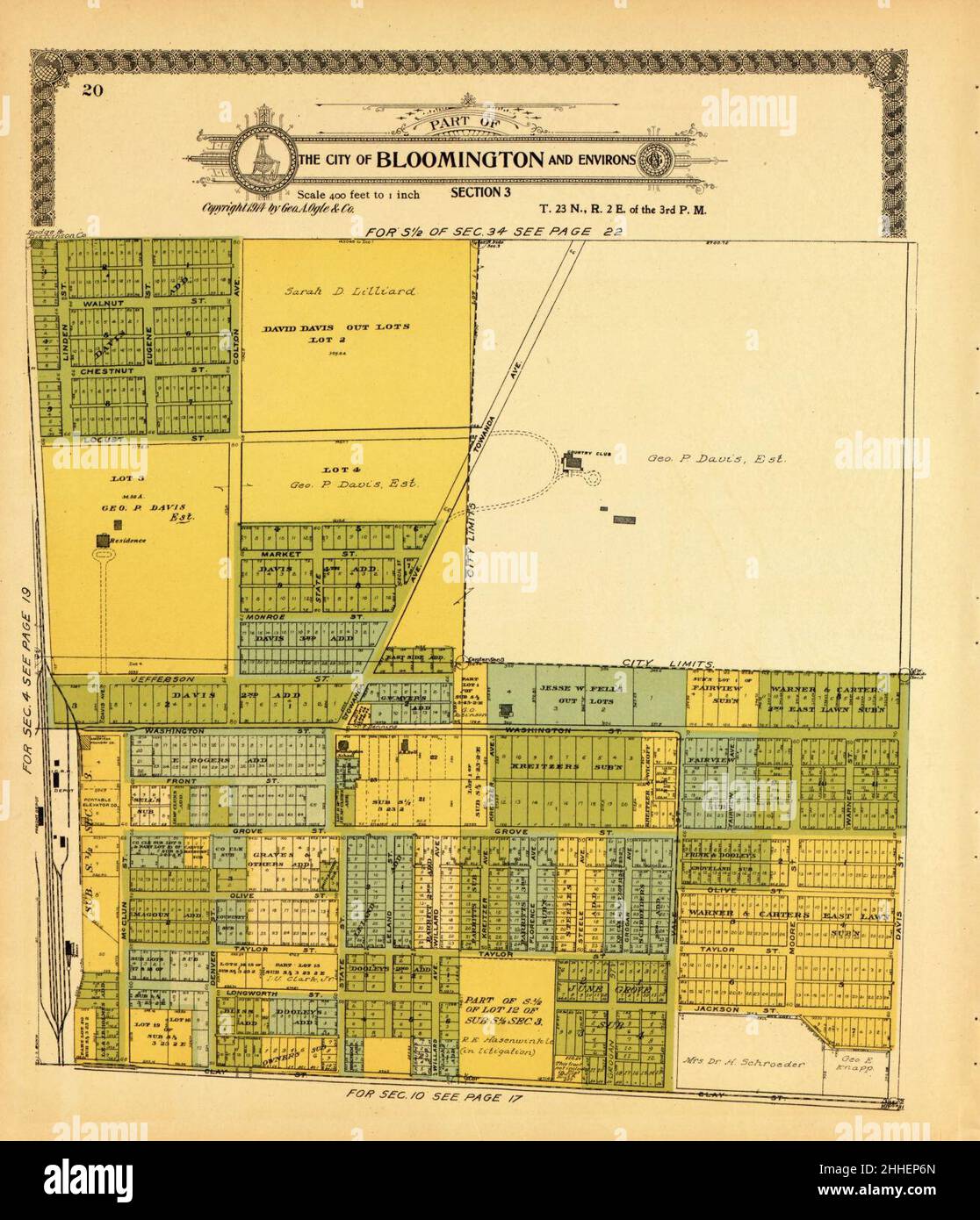 Standard atlas of McLean County, Illinois, including a plat book of the ...