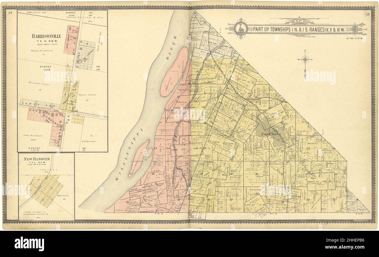 Standard atlas of Monroe County, Illinois - including a plat book of ...