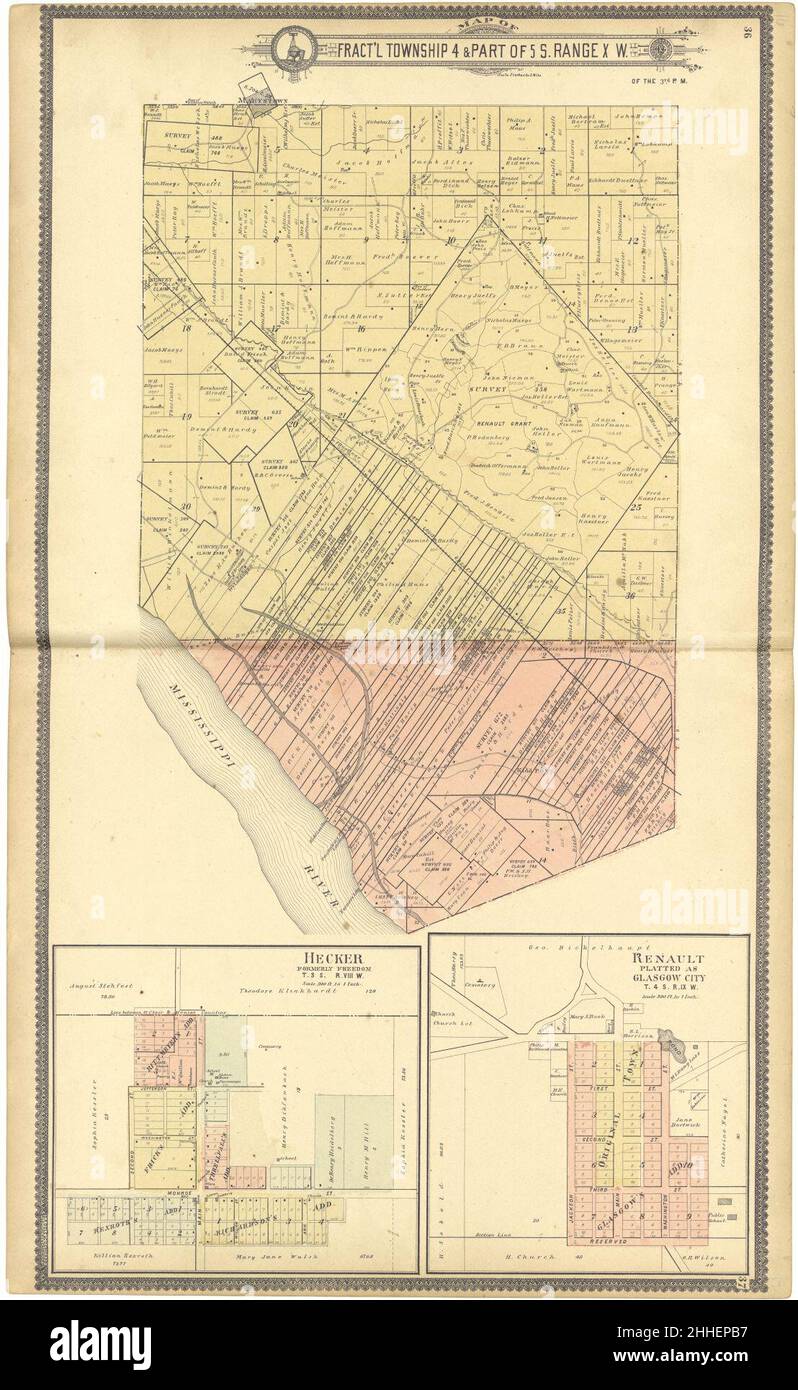 Standard atlas of Monroe County, Illinois - including a plat book of ...