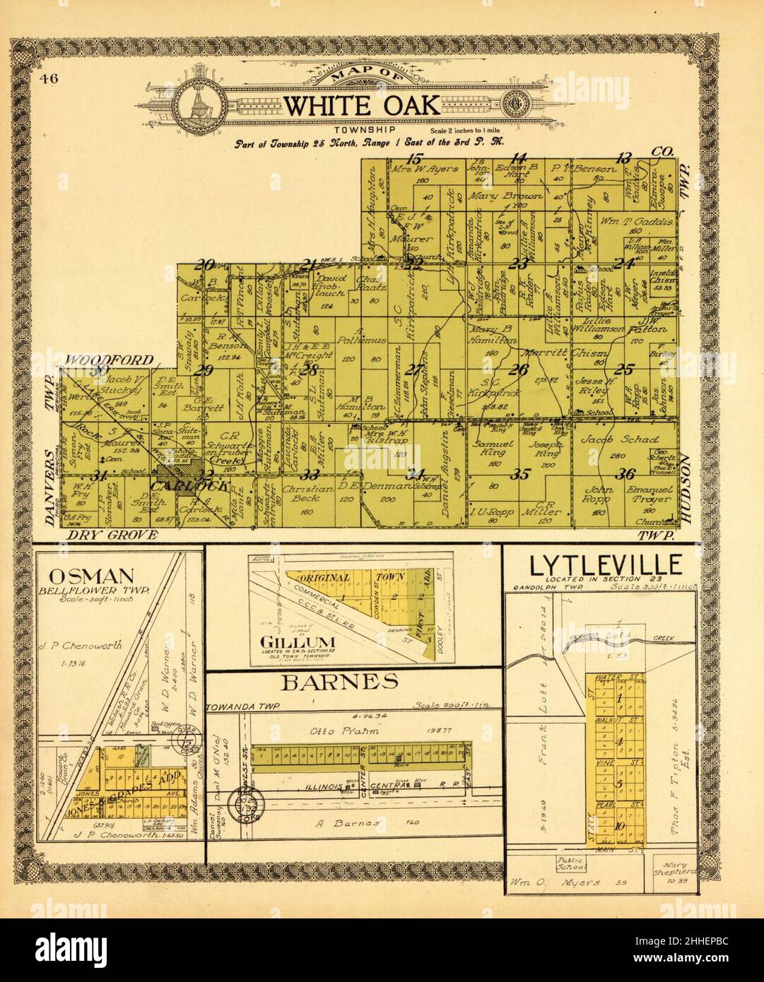Standard atlas of McLean County, Illinois, including a plat book of the ...