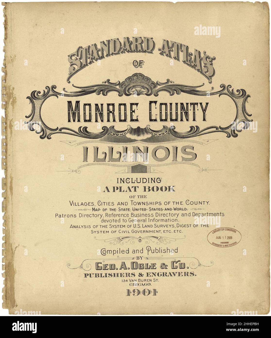 Standard atlas of Monroe County, Illinois - including a plat book of ...
