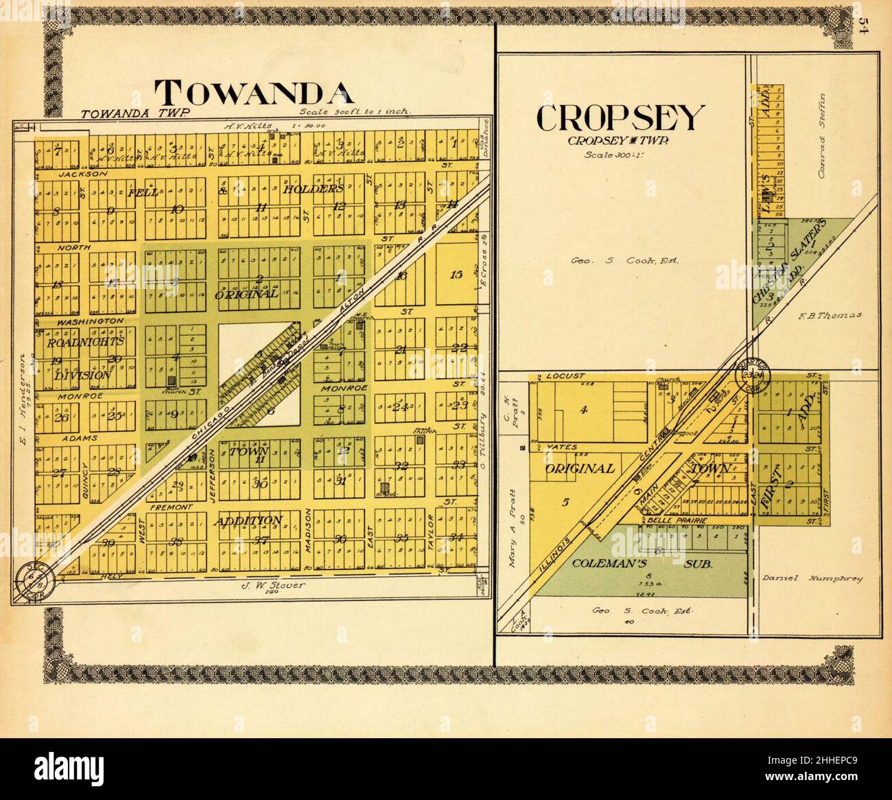 Standard atlas of McLean County, Illinois, including a plat book of the ...