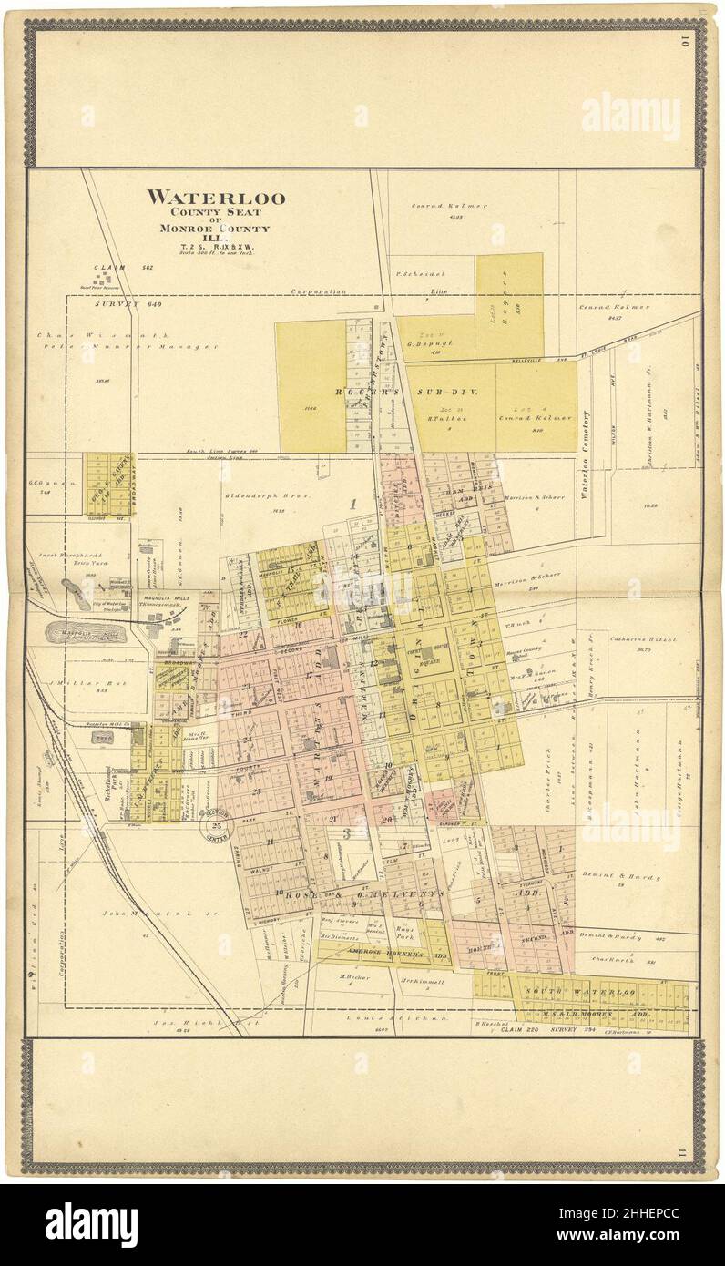 Standard atlas of Monroe County, Illinois - including a plat book of ...