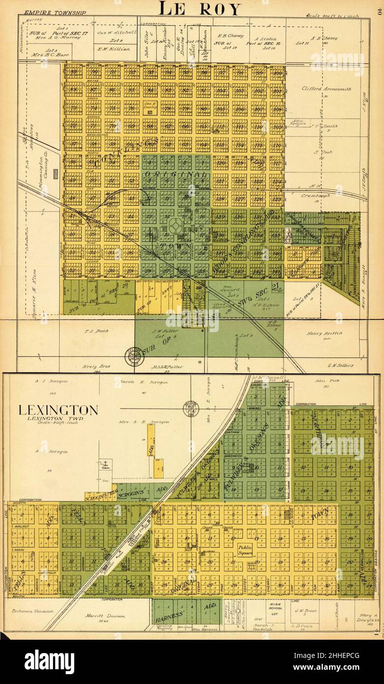 Standard atlas of McLean County, Illinois, including a plat book of the ...