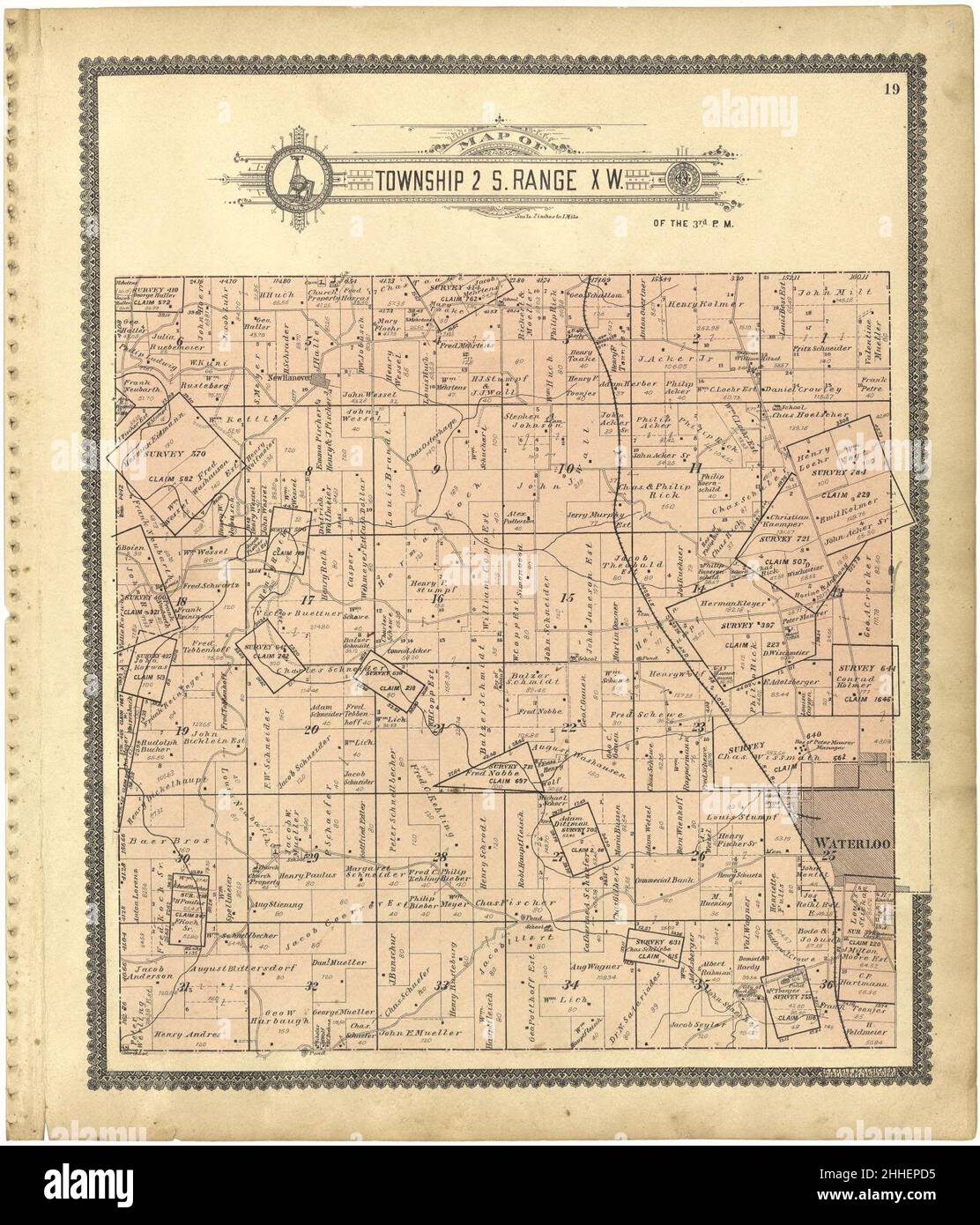 Standard atlas of Monroe County, Illinois - including a plat book of ...