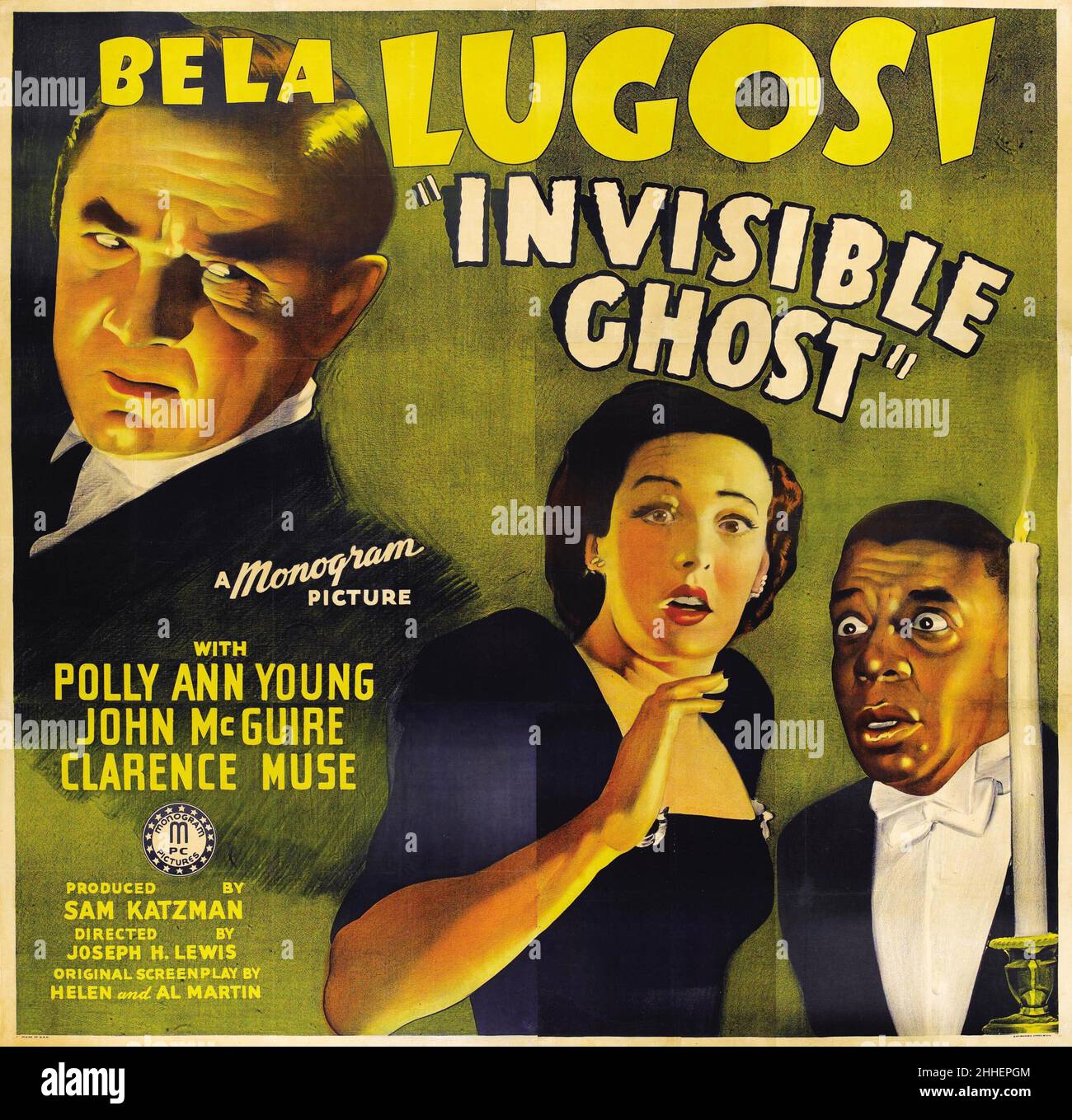 BELA LUGOSI in INVISIBLE GHOST (1941), directed by JOSEPH H. LEWIS. Credit: BANNER PRODUCTIONS ...