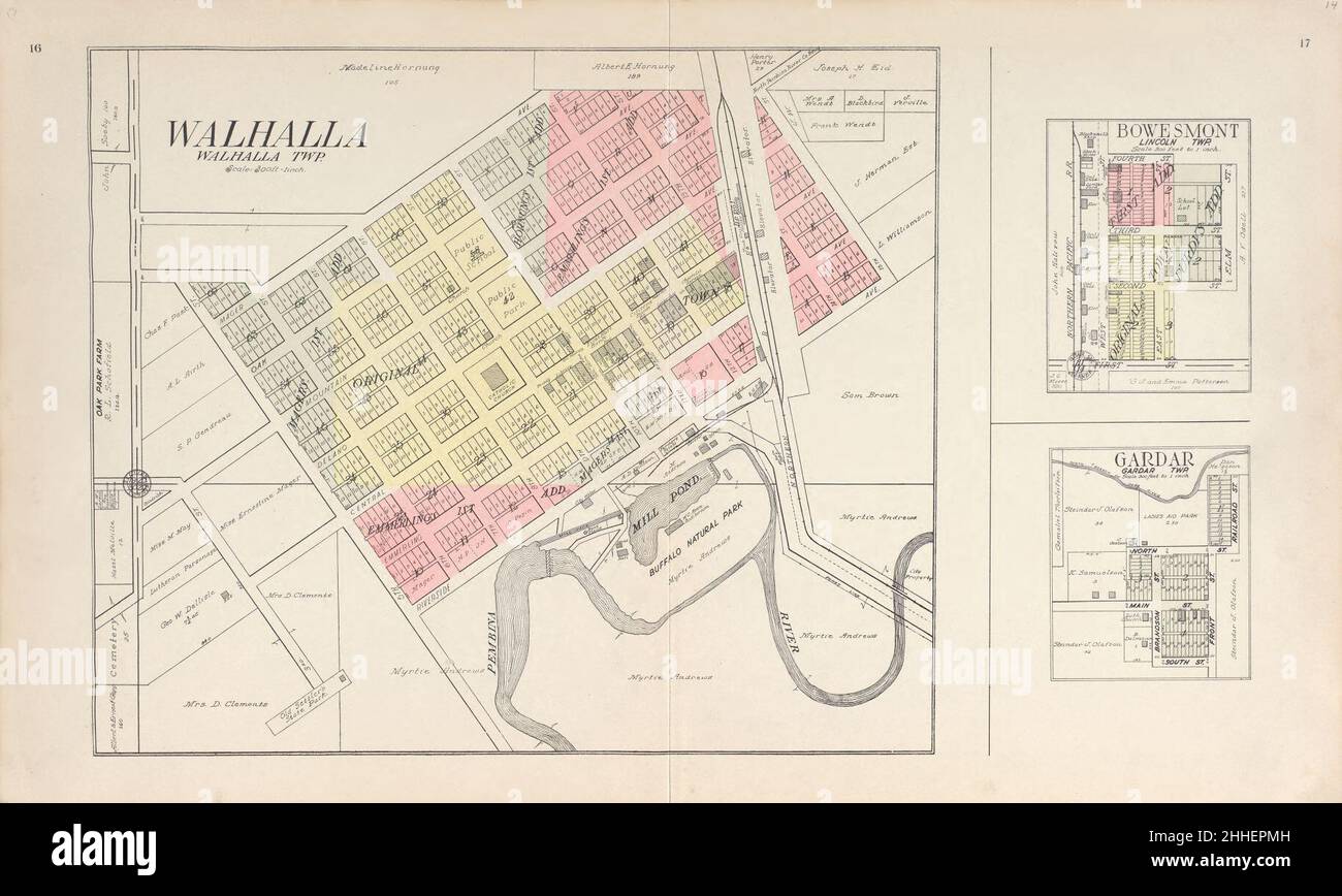 Standard atlas of Pembina County, North Dakota - including a plat book ...