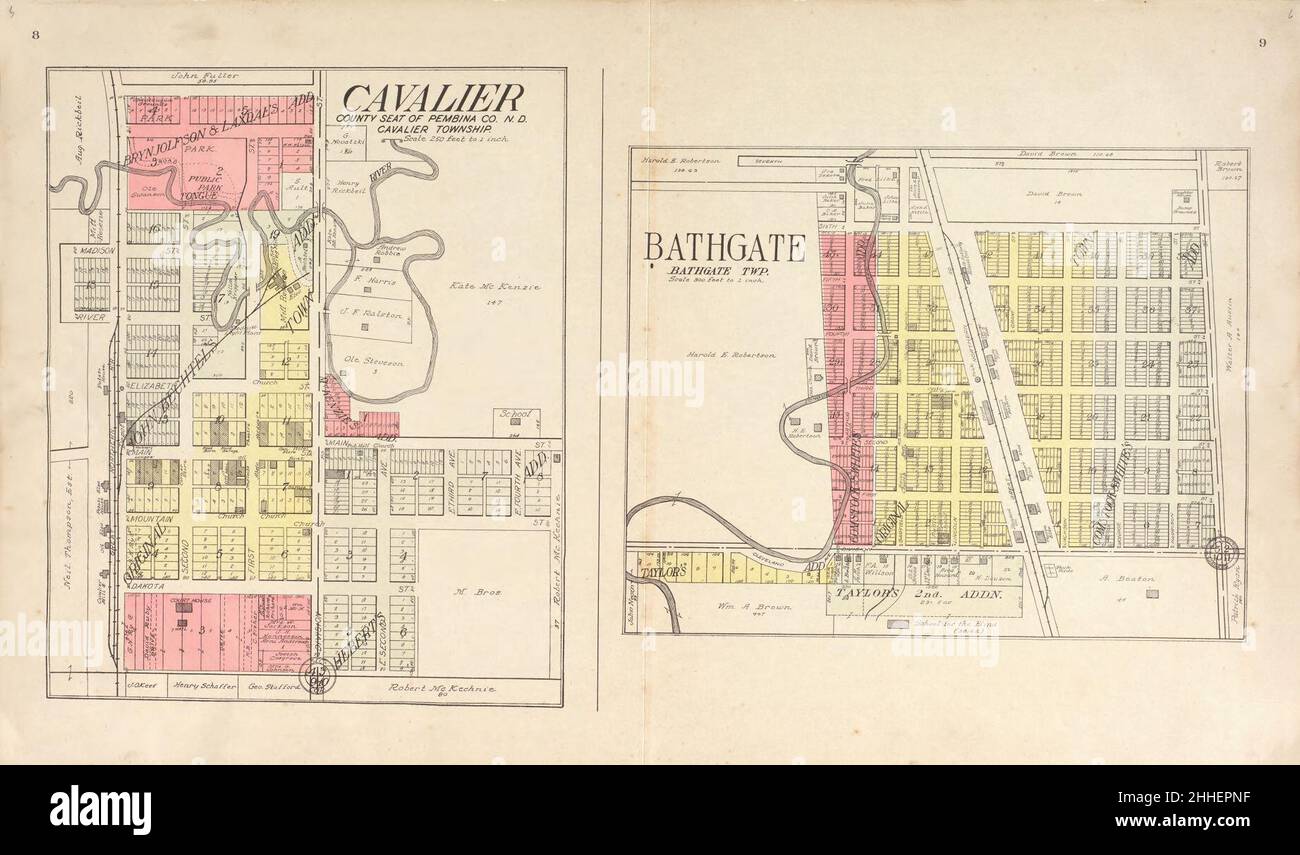 Standard atlas of Pembina County, North Dakota - including a plat book ...