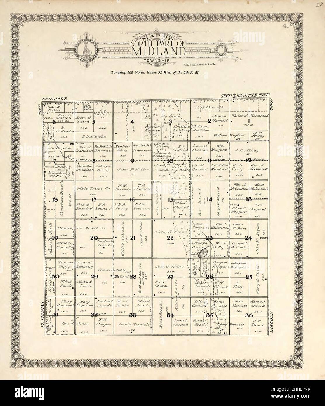 Standard atlas of Pembina County, North Dakota - including a plat book ...
