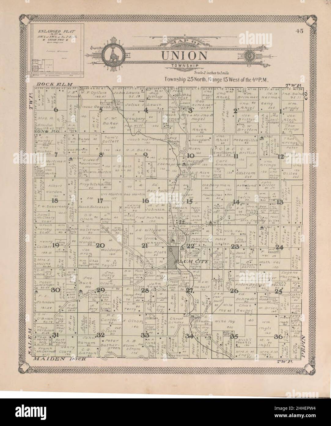 Standard atlas of Pierce County, Wisconsin - including a plat book of ...