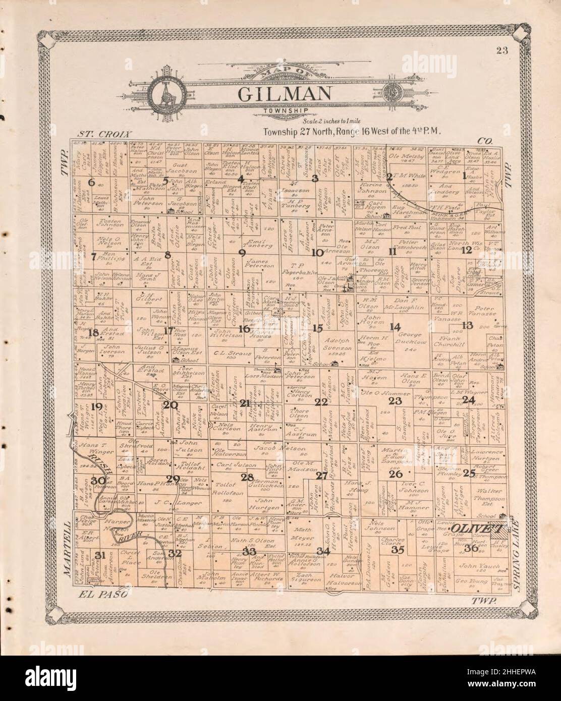 Standard atlas of Pierce County, Wisconsin - including a plat book of ...