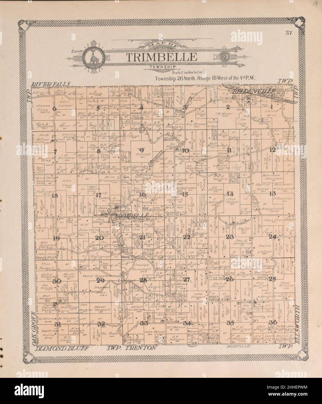 Standard atlas of Pierce County, Wisconsin - including a plat book of ...