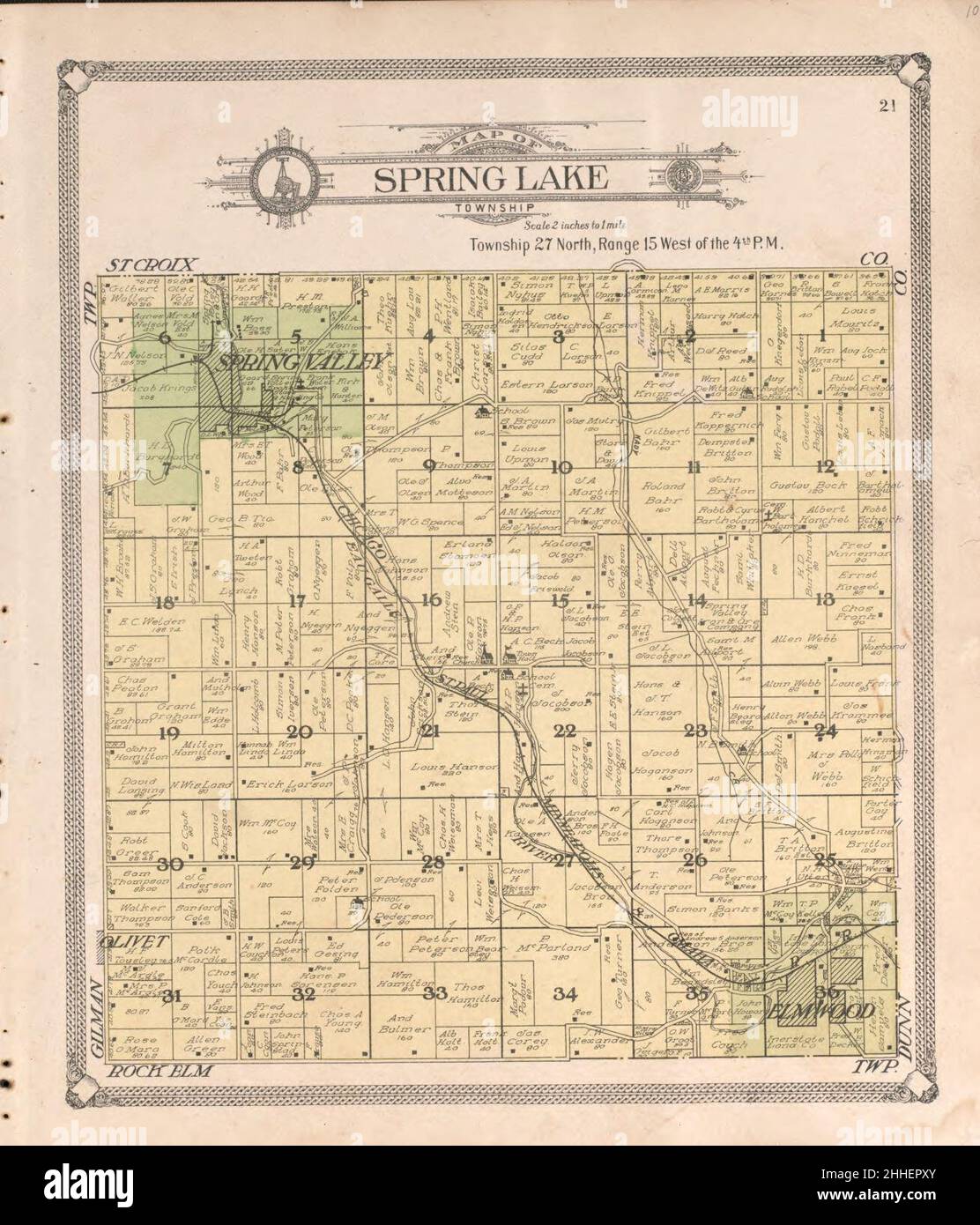 Standard atlas of Pierce County, Wisconsin - including a plat book of ...
