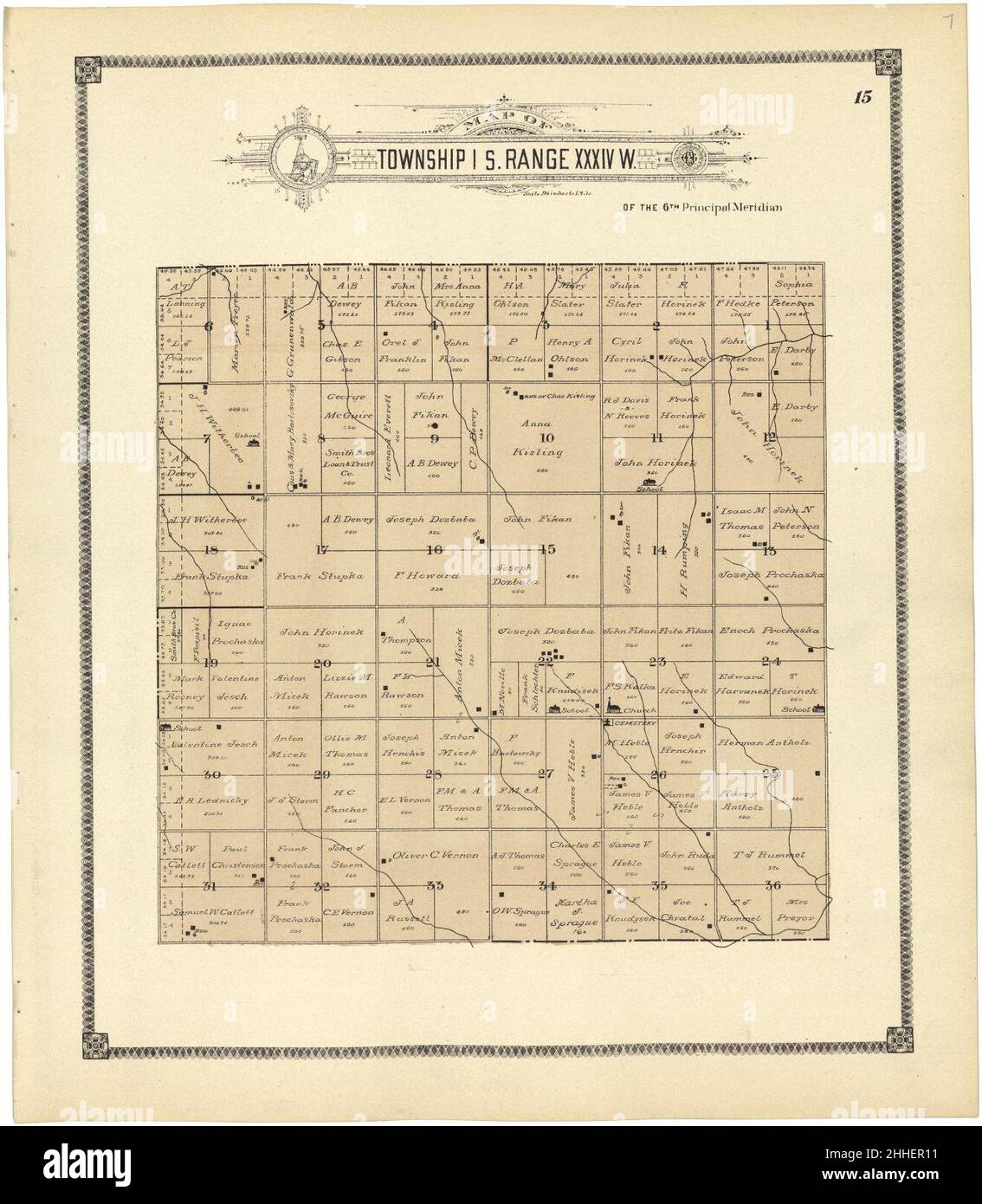 Standard atlas of Rawlins County, Kansas - including a plat book of the ...