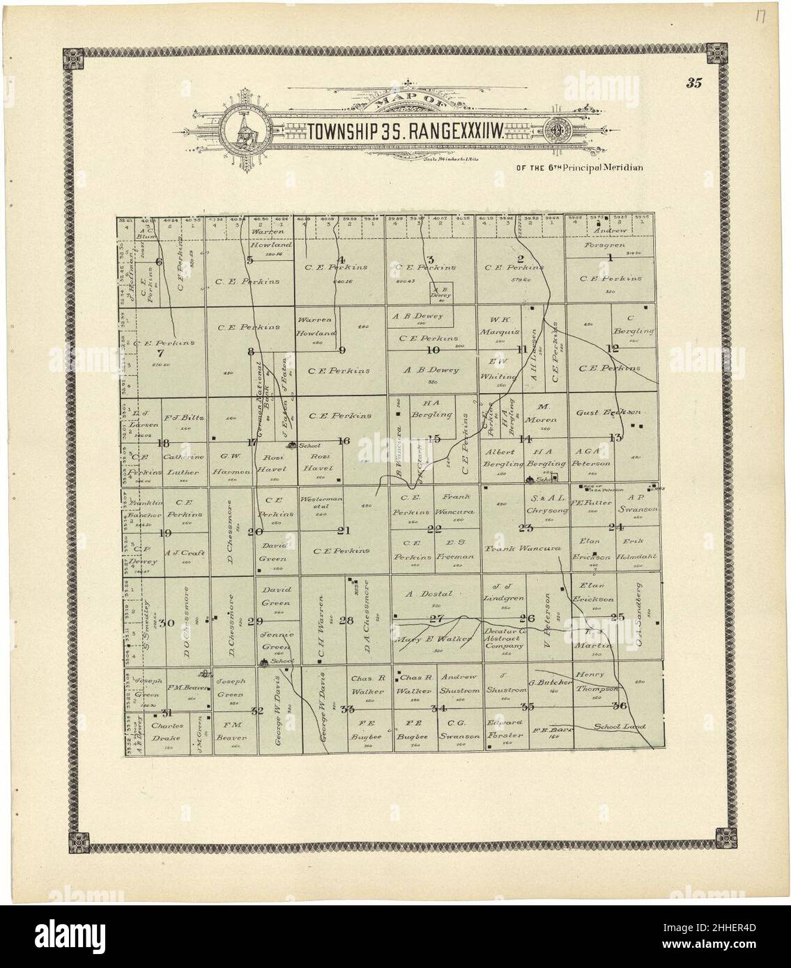 Standard atlas of Rawlins County, Kansas - including a plat book of the ...