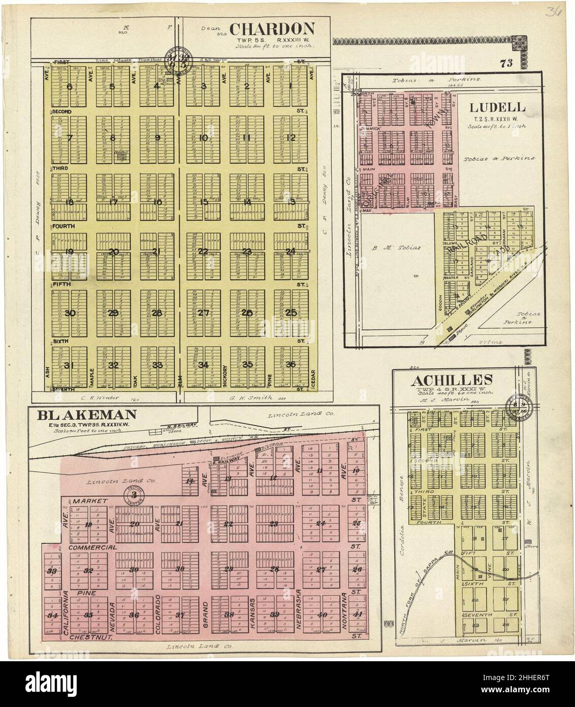 Standard atlas of Rawlins County, Kansas - including a plat book of the ...