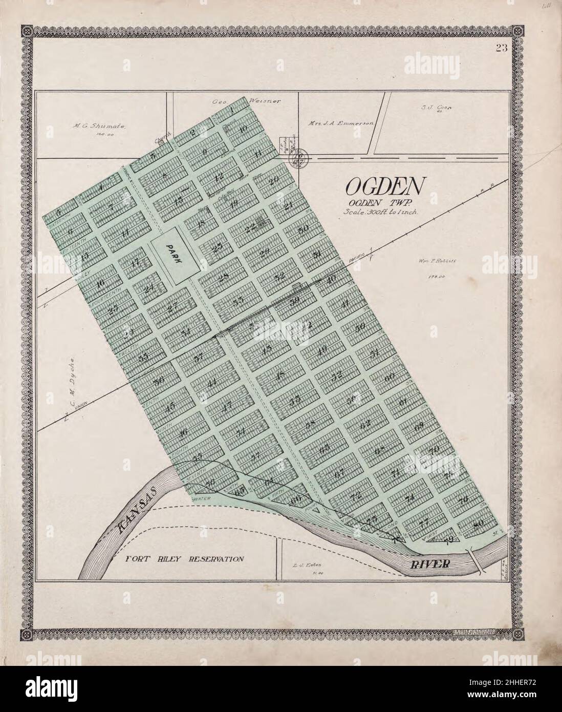 Riley kansas map hi-res stock photography and images - Alamy