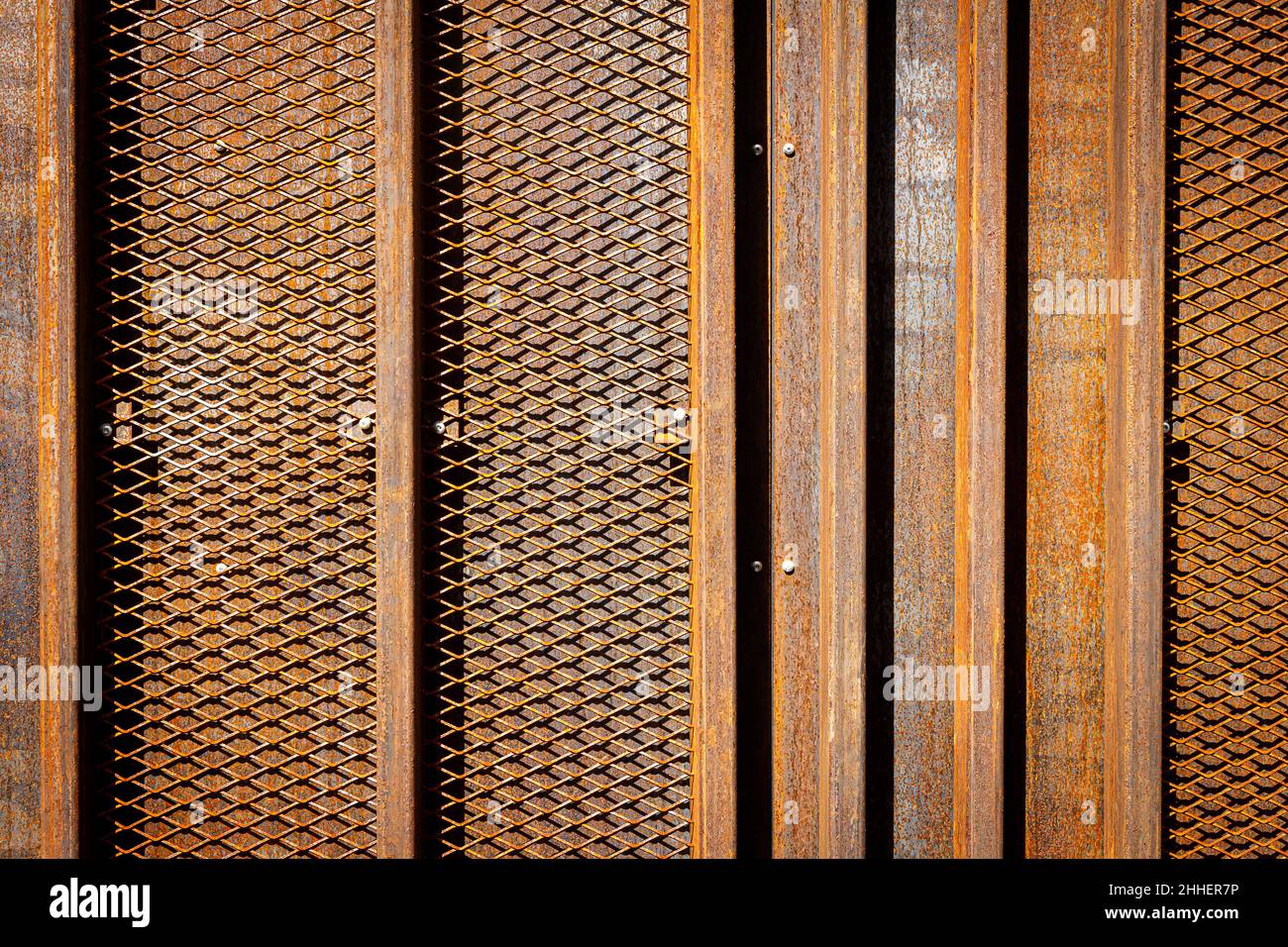 Old rusty worn iron wall texture background Stock Photo - Alamy