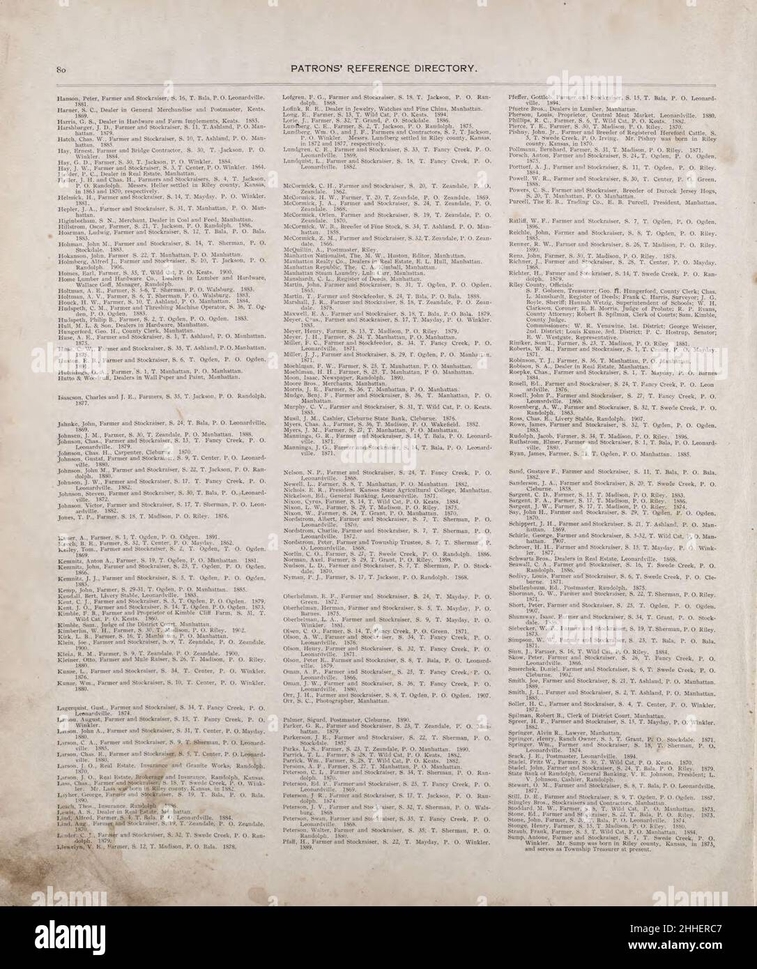 Standard atlas of Riley County, Kansas - including a plat book of the ...
