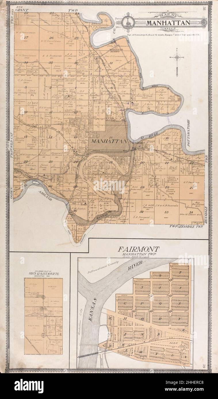 Standard atlas of Riley County, Kansas - including a plat book of the ...