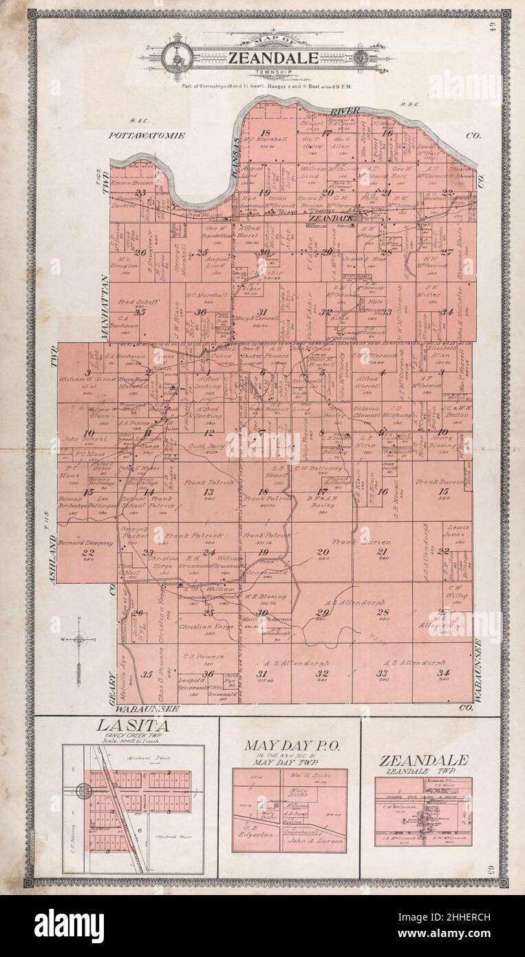 Standard atlas of Riley County, Kansas - including a plat book of the ...