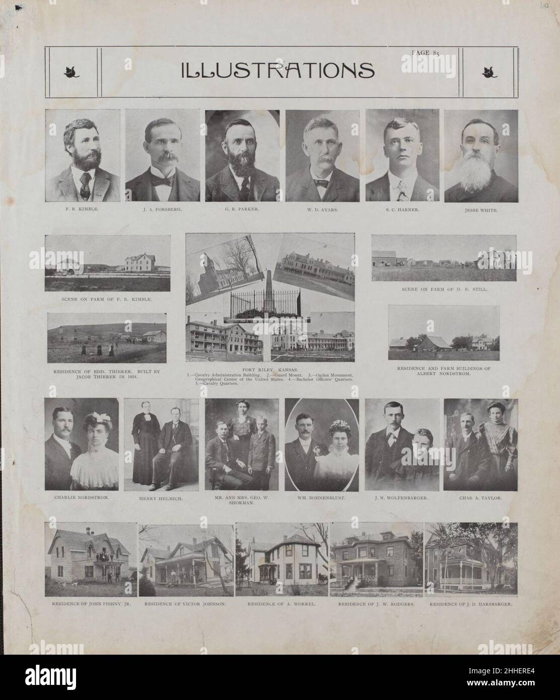 Riley kansas map hi-res stock photography and images - Alamy