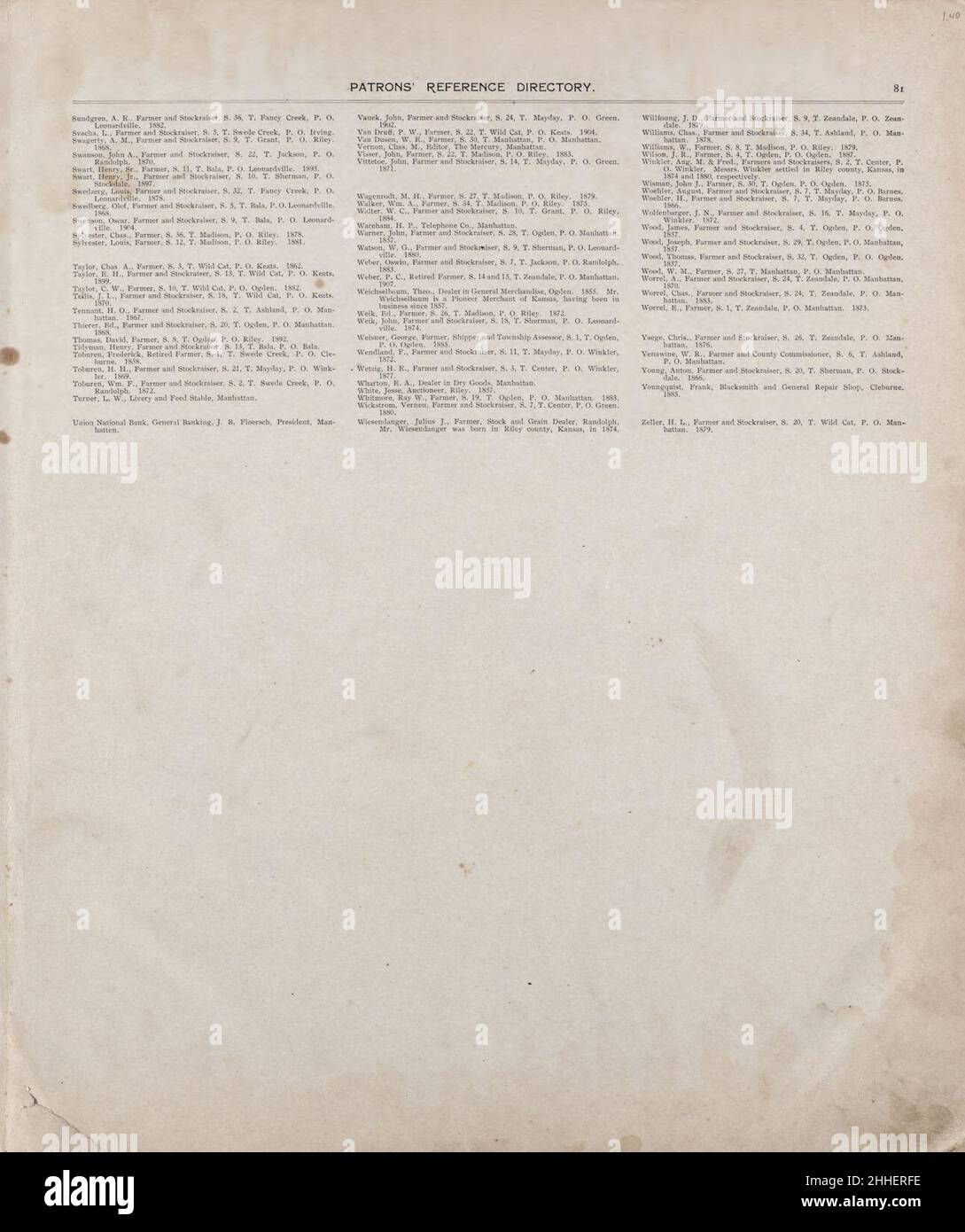 Standard atlas of Riley County, Kansas - including a plat book of the ...