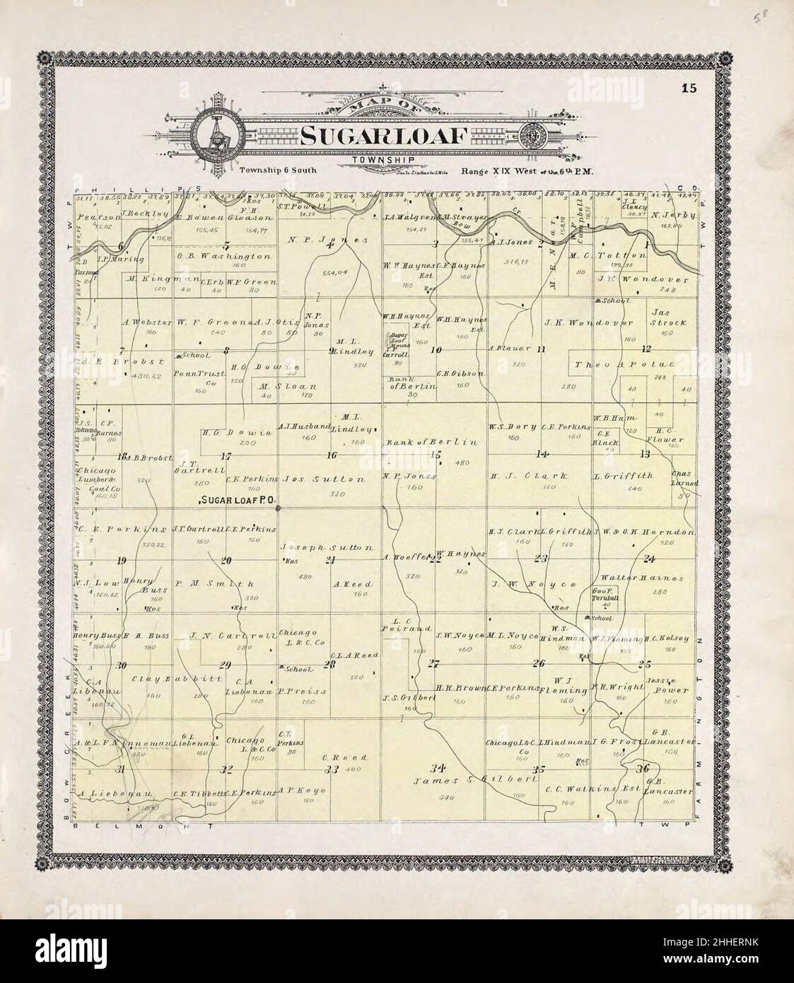 Standard atlas of Rooks County, Kansas - including a plat book of the ...