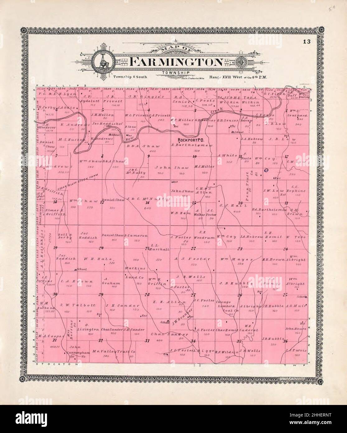 Standard atlas of Rooks County, Kansas - including a plat book of the ...