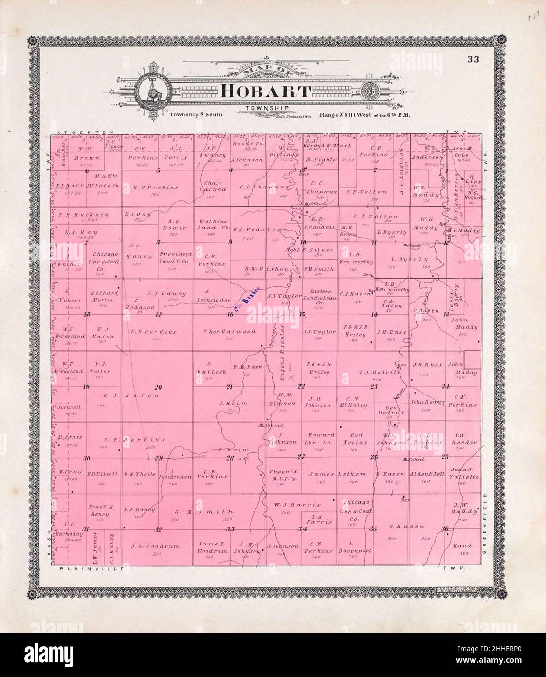 Standard atlas of Rooks County, Kansas - including a plat book of the ...